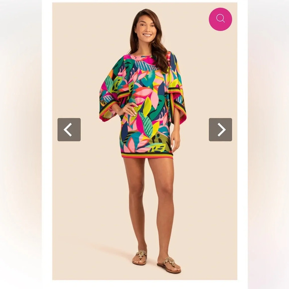 Trina Turk | Tops | Nwt Trina Turk Rainforest Swim Tunic Bold Tropical ...